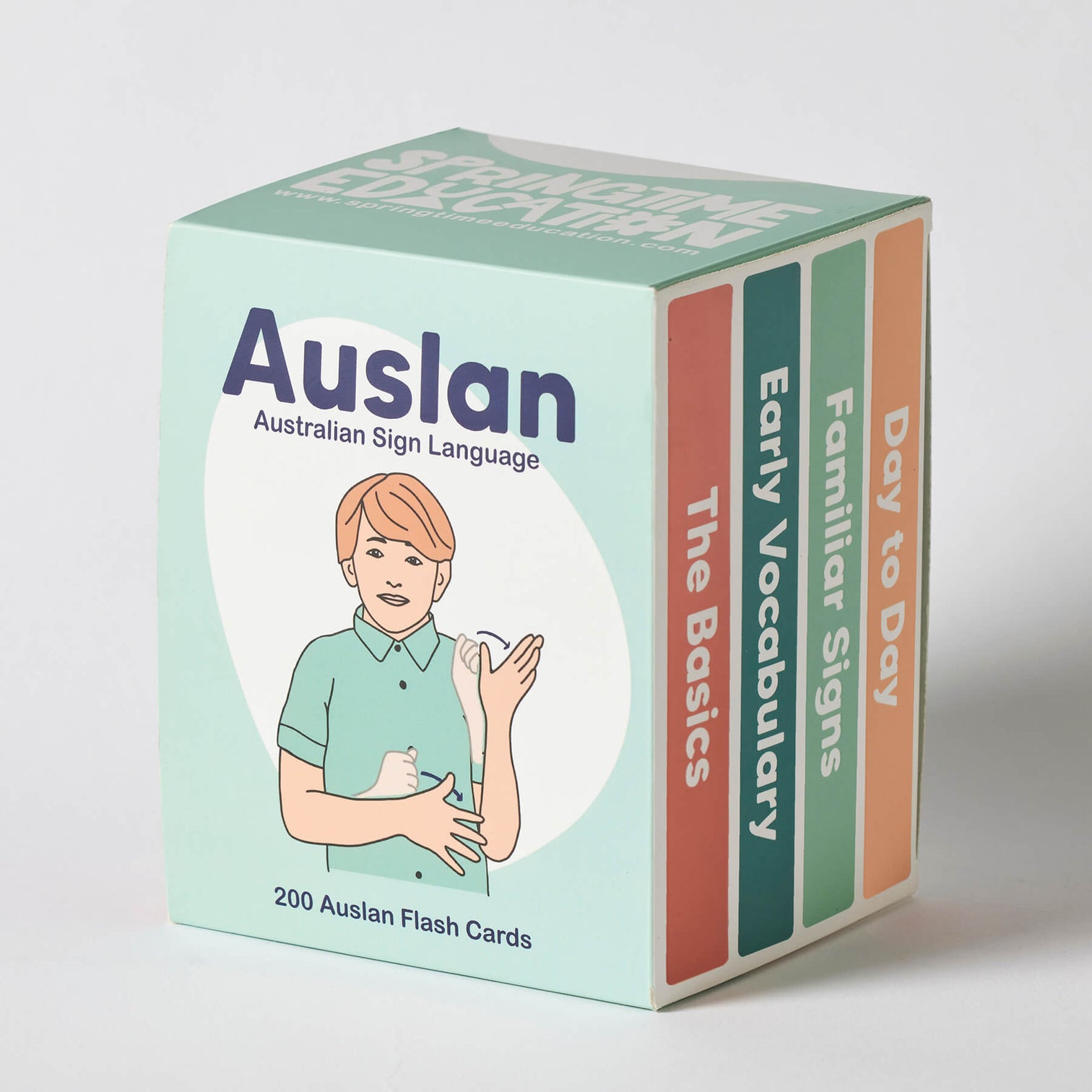 200 Auslan Flash Cards - Learn Australian Sign Language – Springtime ...