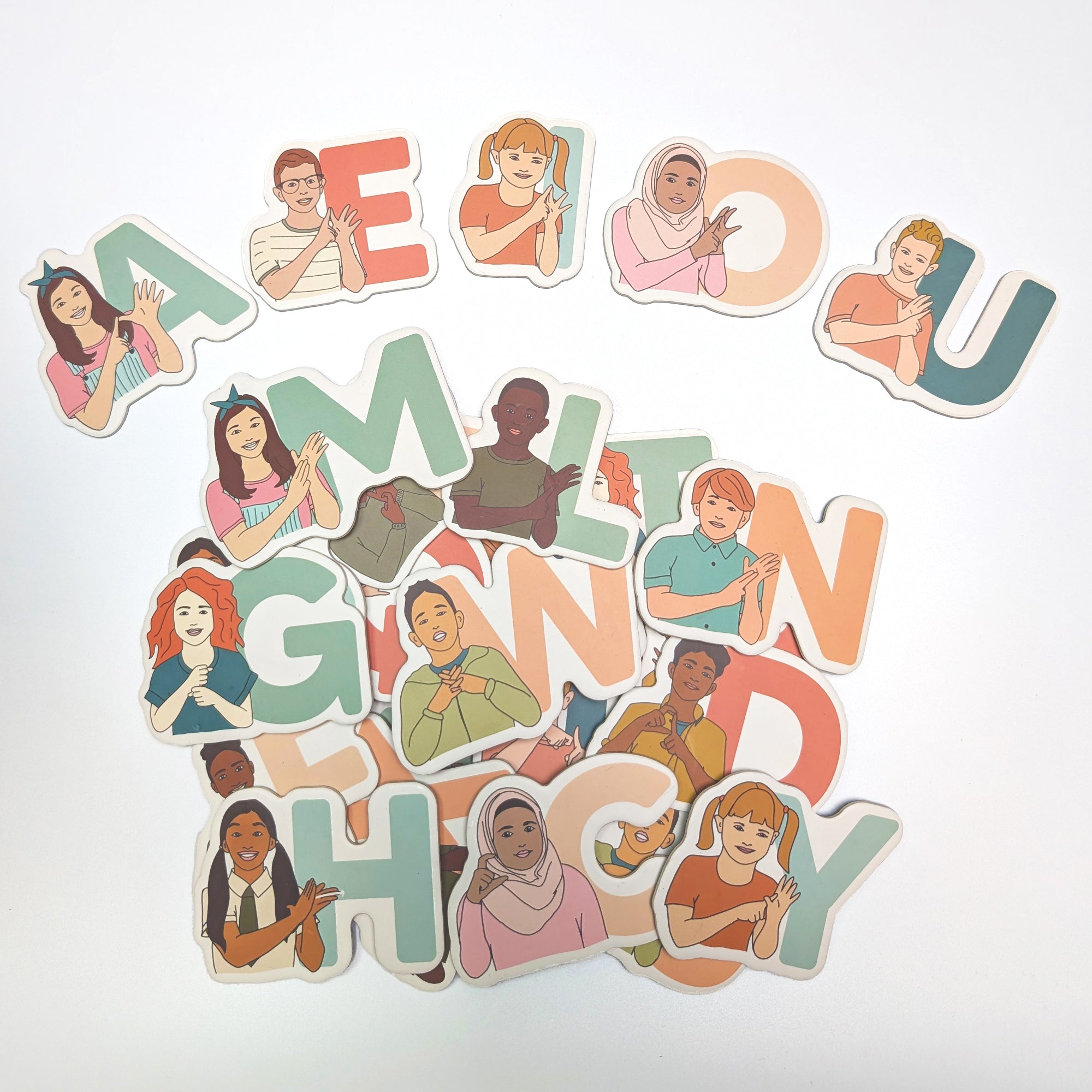 Auslan Alphabet Fridge Magnets – Springtime Education
